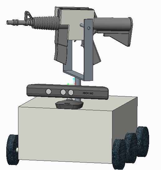 Kinect Sentry Gun | #Kahily Projects